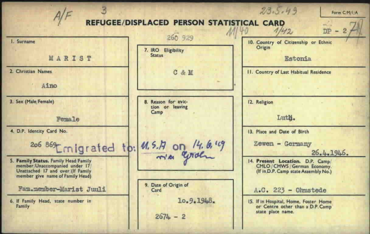 Arolsen Archives - International Center on Nazi Persecution | 03010101 ...