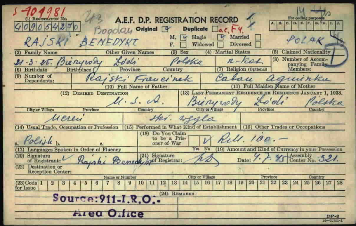 Arolsen Archives - International Center on Nazi Persecution | 03010101 ...