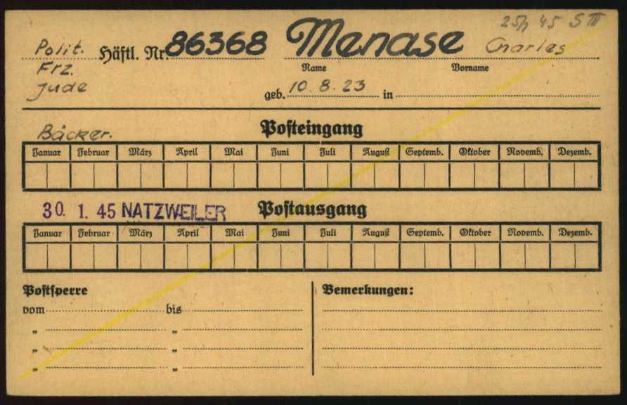 Arolsen Archives - International Center on Nazi Persecution | 01010503 ...