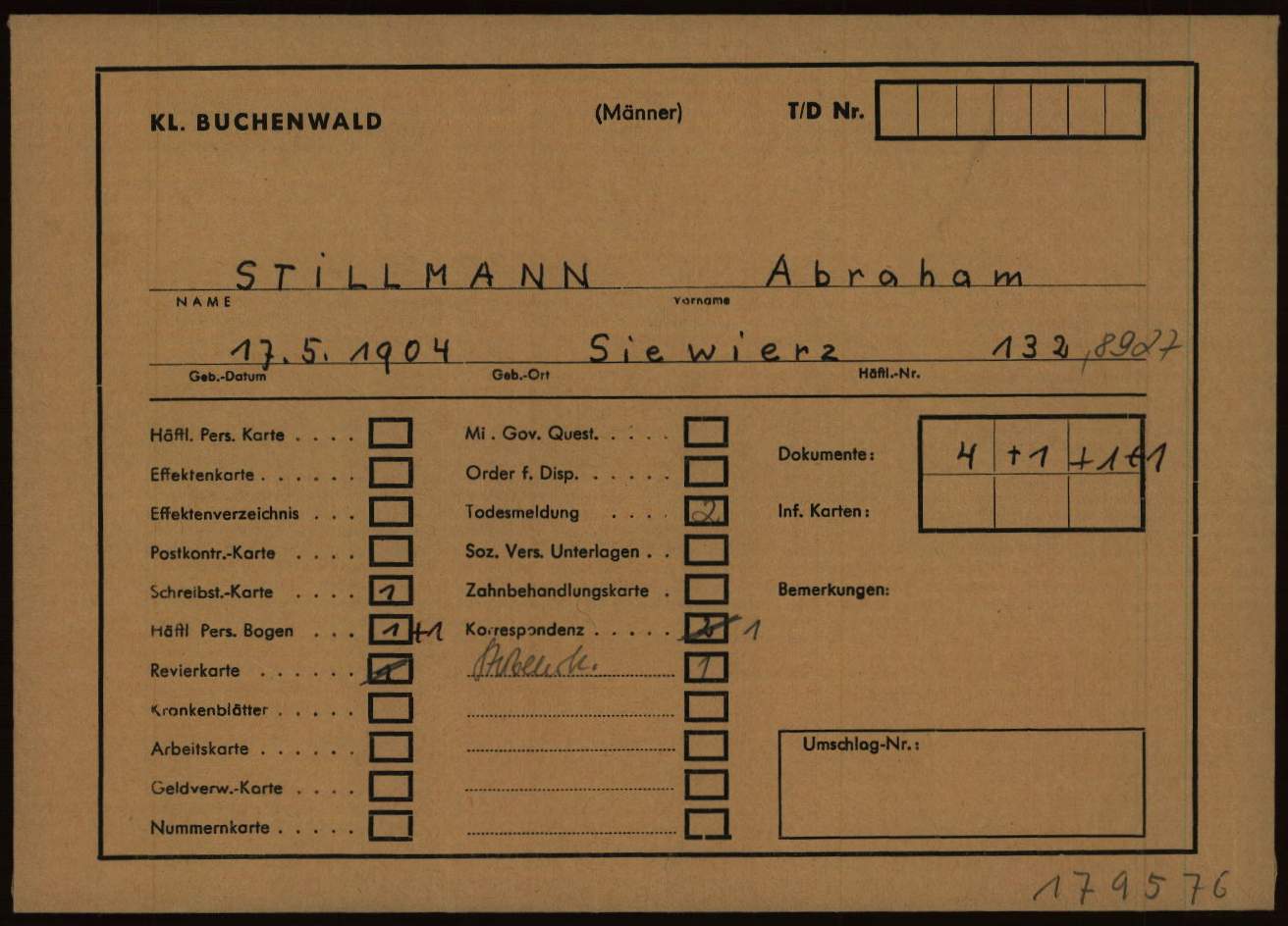 Arolsen Archives - International Center on Nazi Persecution | 01010503 ...