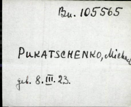 Arolsen Archives - International Center on Nazi Persecution | 01010507 ...