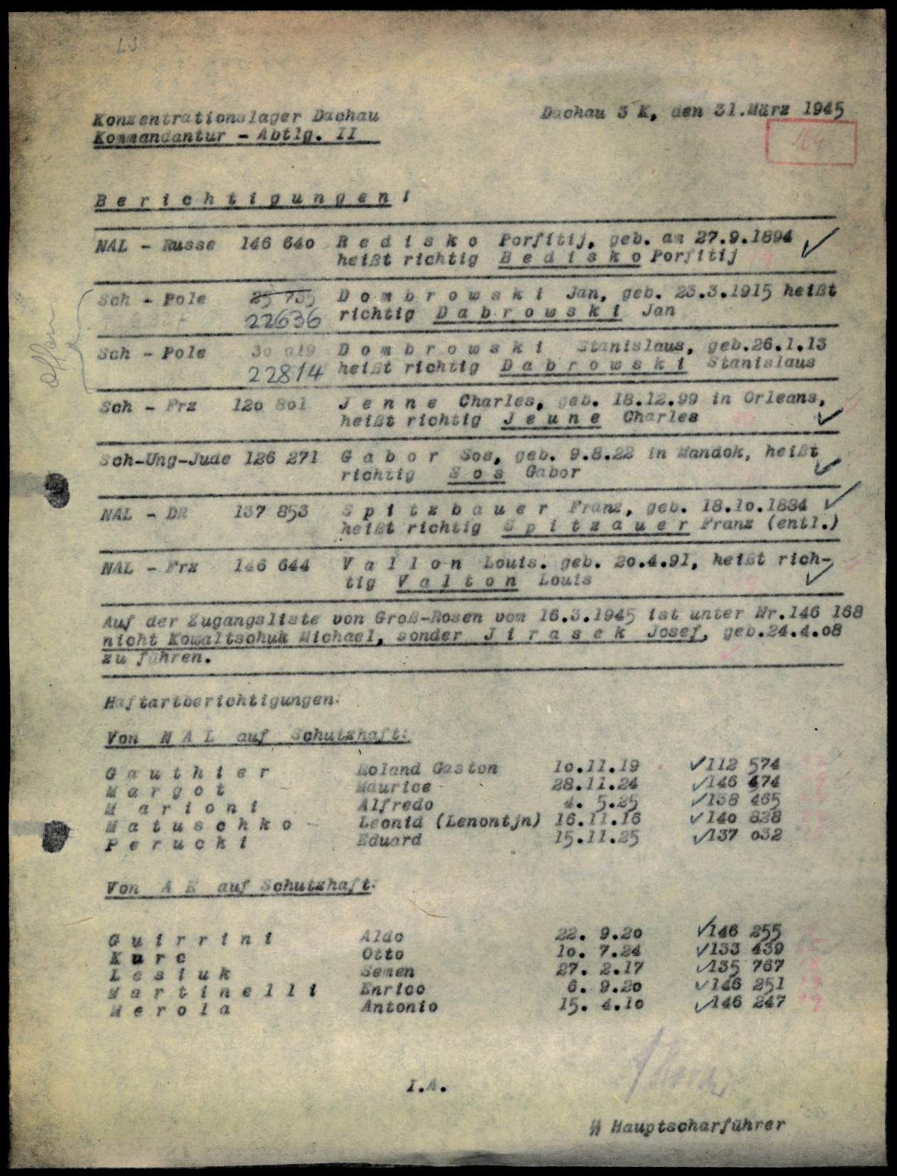 Arolsen Archives - International Center on Nazi Persecution | 8064100 ...