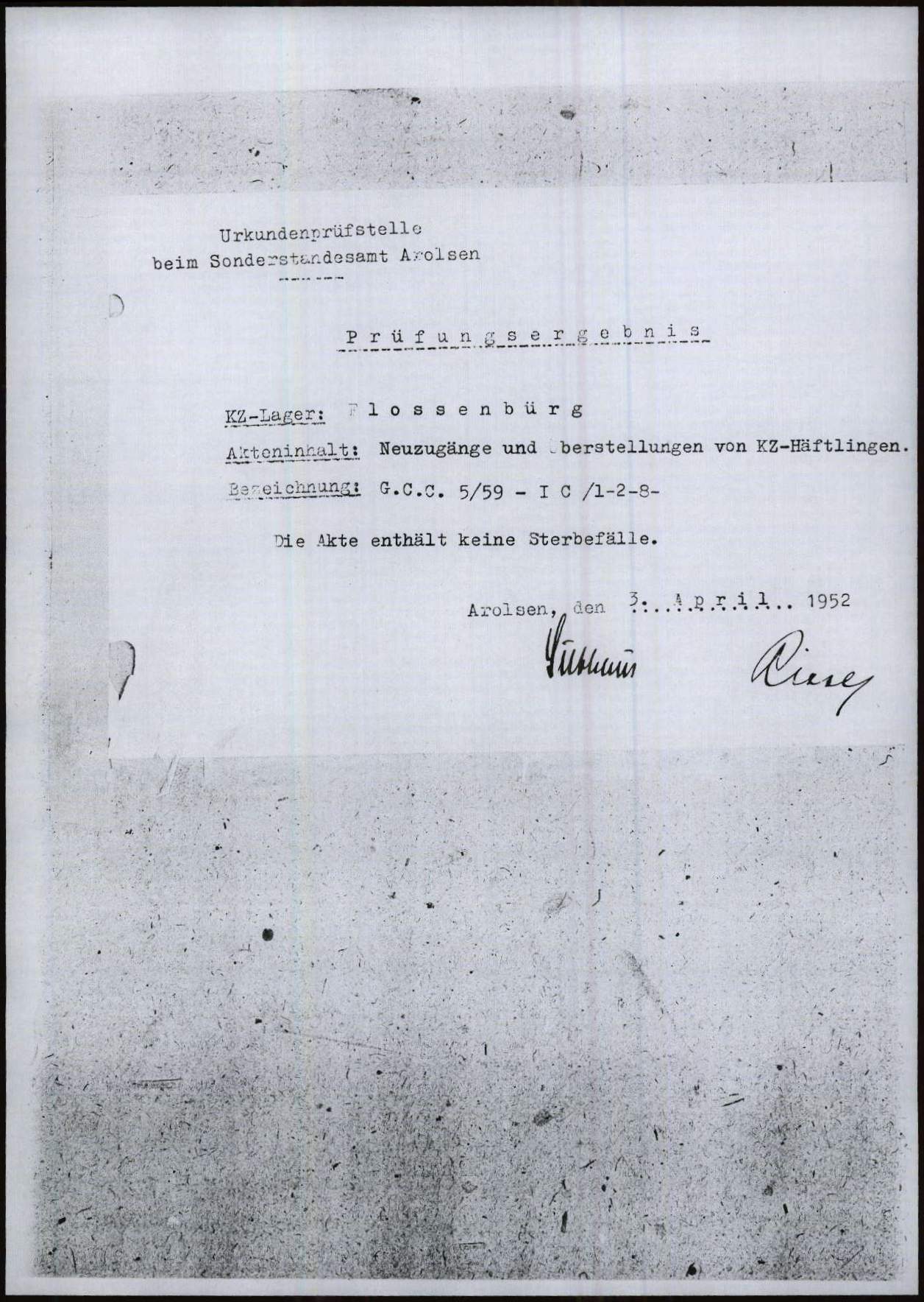 Arolsen Archives - International Center on Nazi Persecution | 8089315 ...