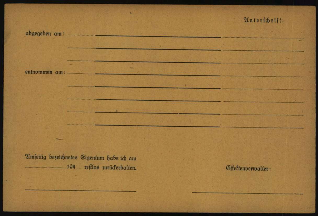 Arolsen Archives - International Center on Nazi Persecution | 01010803 ...