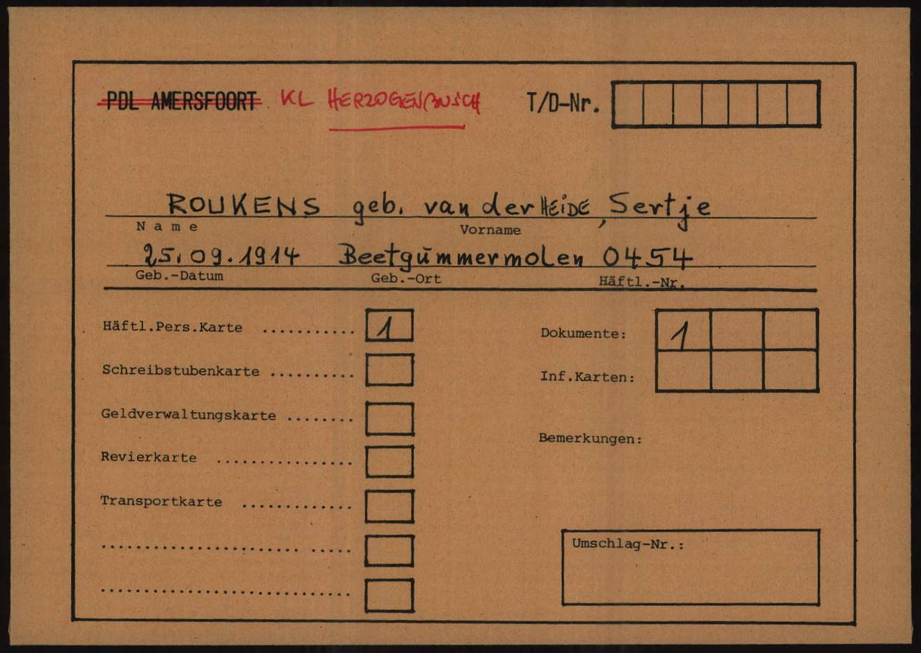 Arolsen Archives - International Center on Nazi Persecution | 01011202 ...