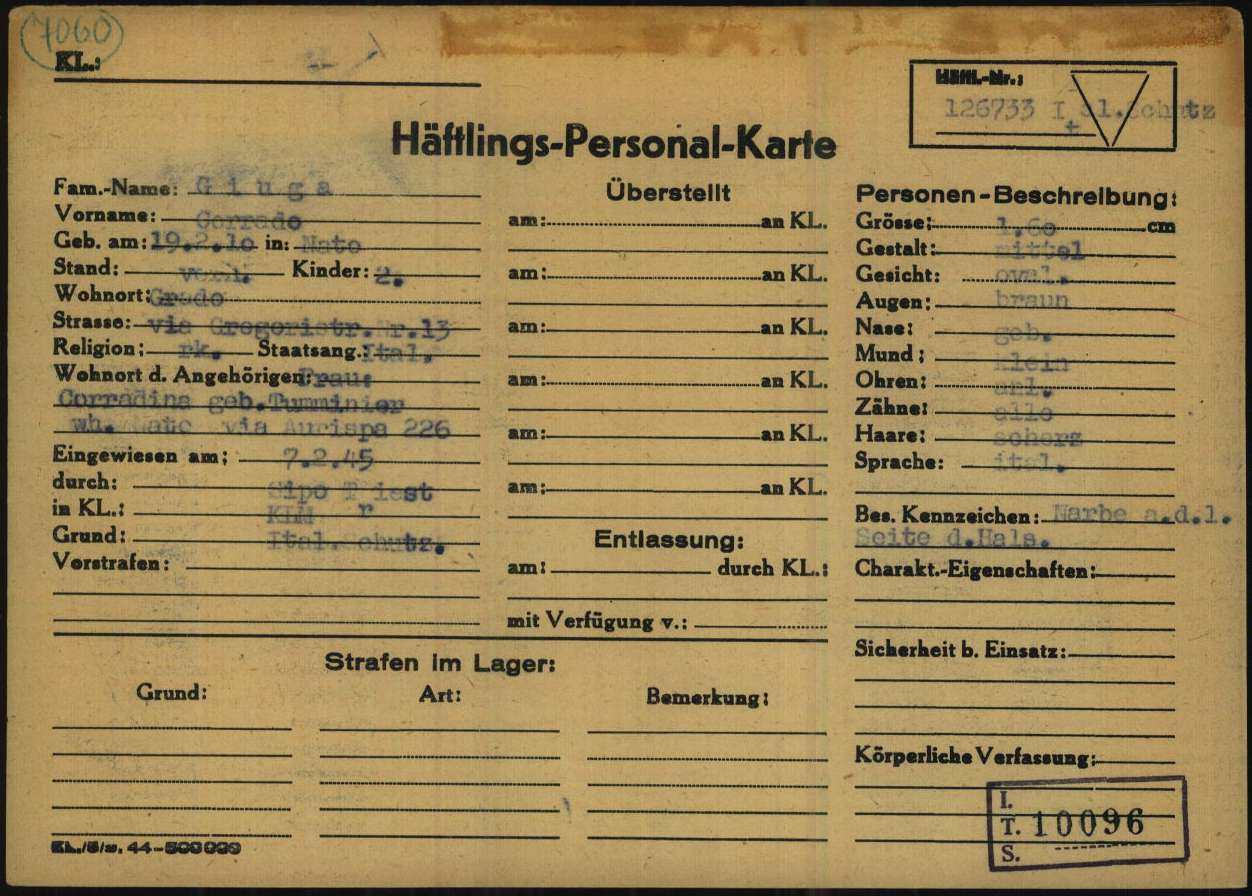 Arolsen Archives - International Center on Nazi Persecution | 01012603 ...