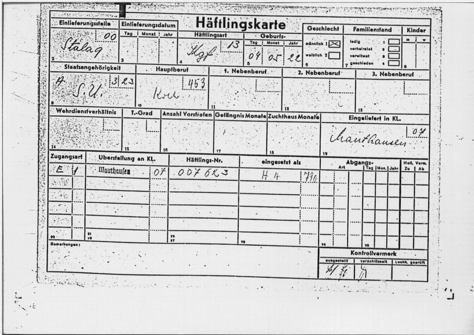 Arolsen Archives - International Center on Nazi Persecution | 01012606 ...