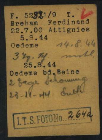 Arolsen Archives - International Center on Nazi Persecution | 01012702 ...