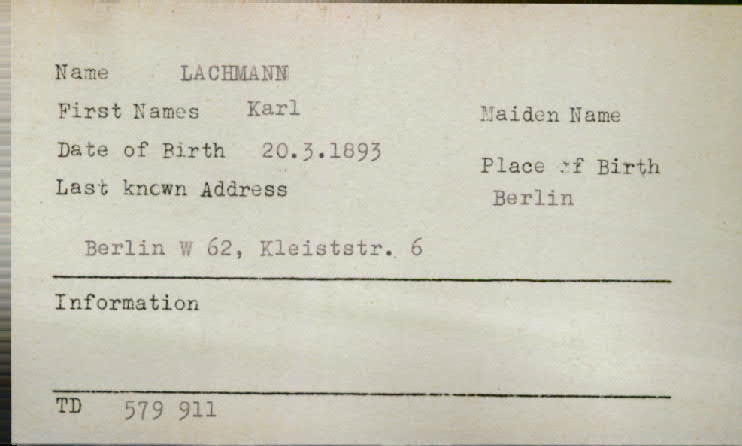 Arolsen Archives - International Center on Nazi Persecution | 01020102 ...