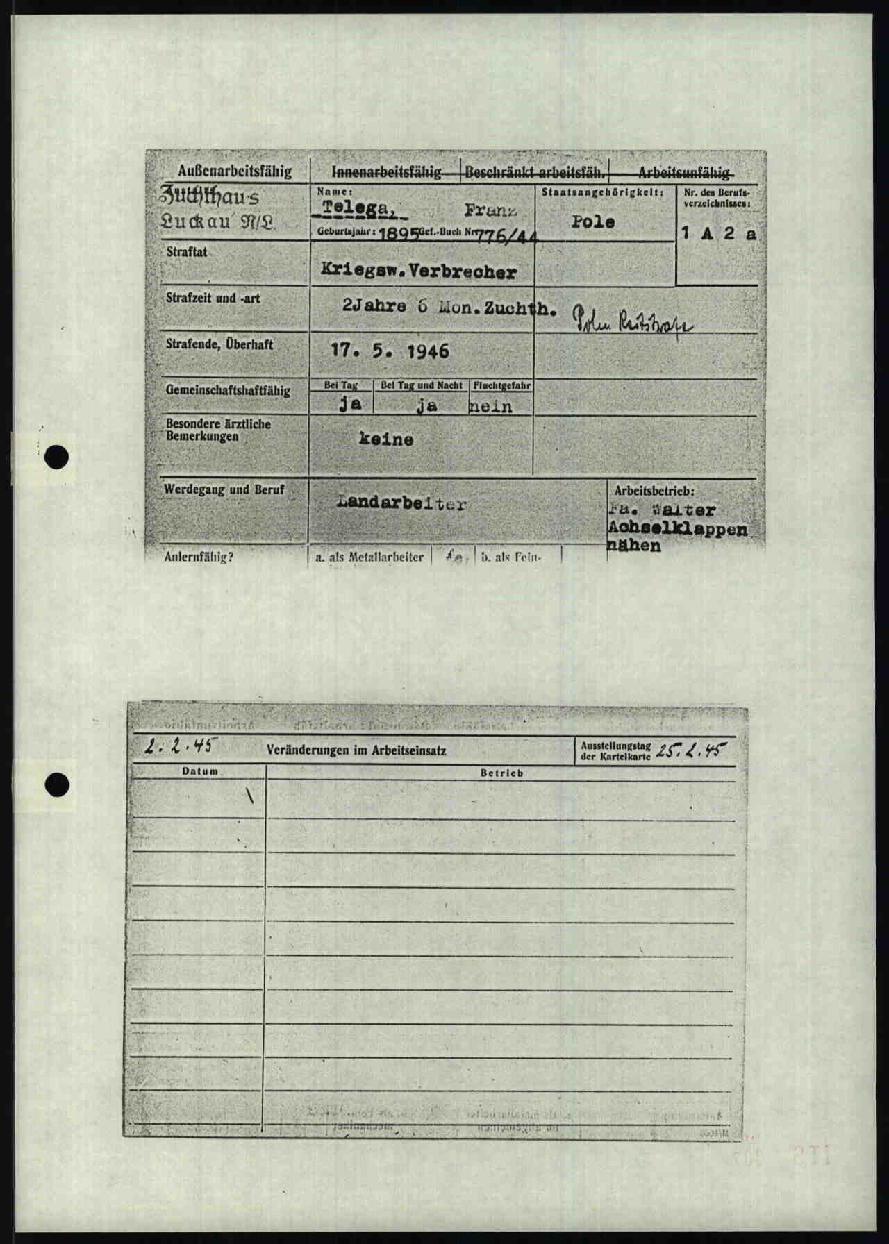 Arolsen Archives - International Center on Nazi Persecution | 5448077 ...