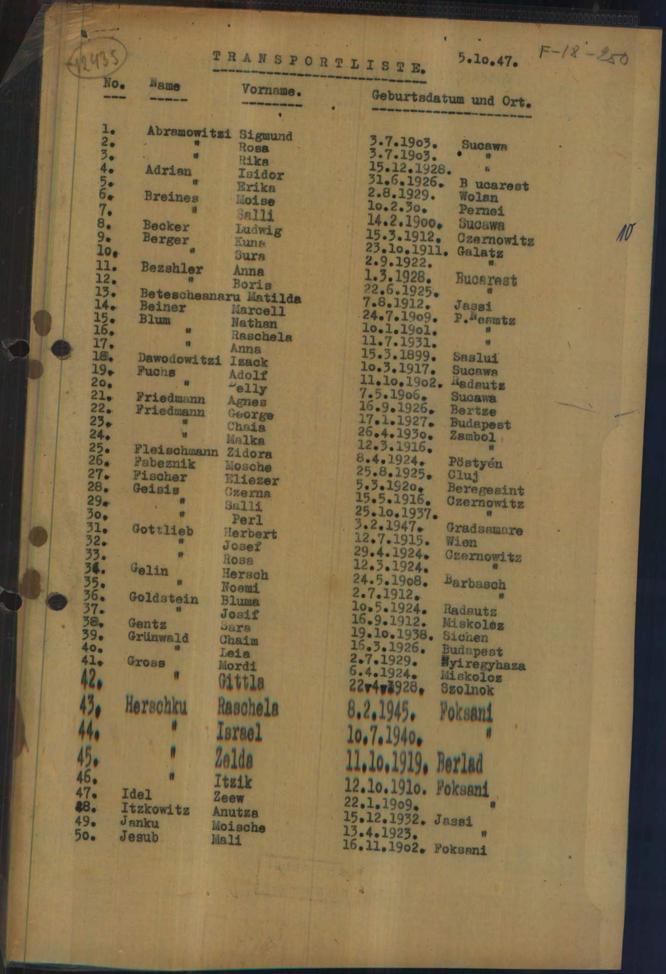 Arolsen Archives - International Center on Nazi Persecution | 8804730 ...