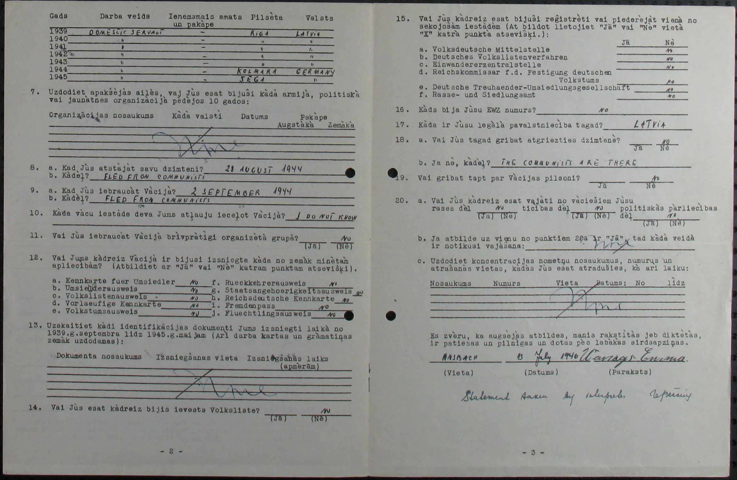 Arolsen Archives - International Center on Nazi Persecution | 32110000 ...