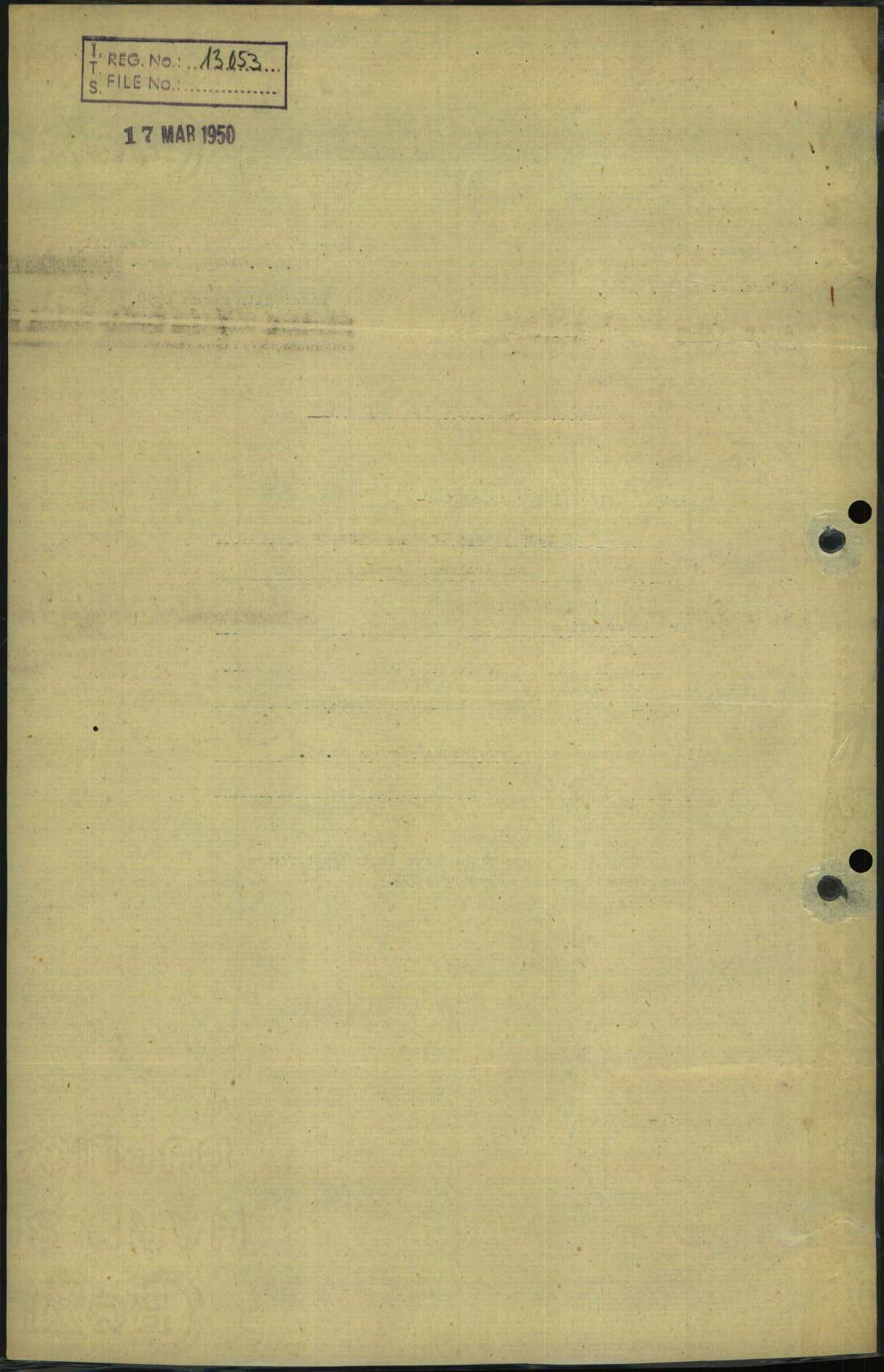 Explore documents of the Arolsen Archives | DE ITS 3.1.3.2 - Passenger ...