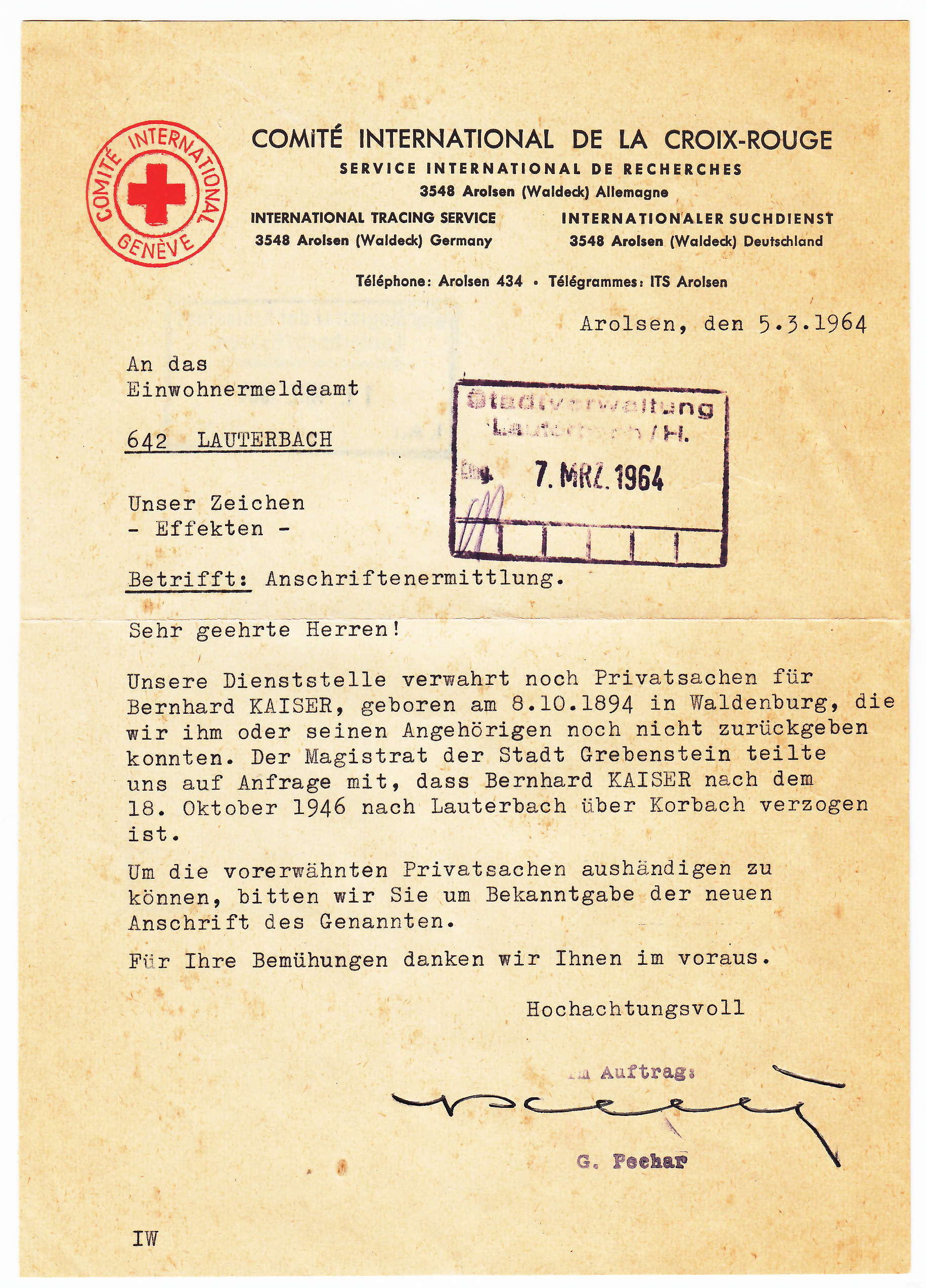 Arolsen Archives - International Center on Nazi Persecution | 129200070 ...