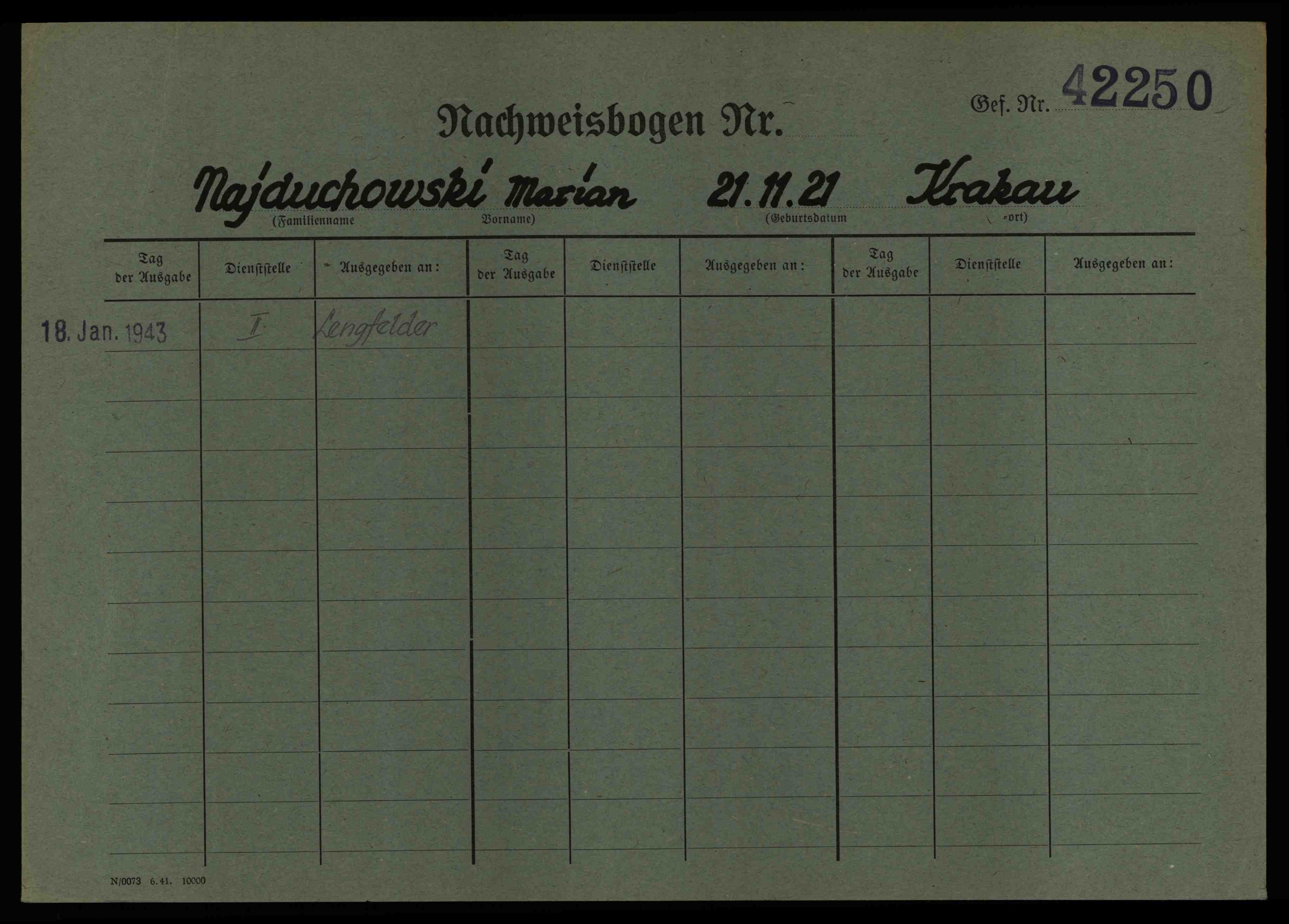 Arolsen Archives - International Center on Nazi Persecution | 911610014 ...