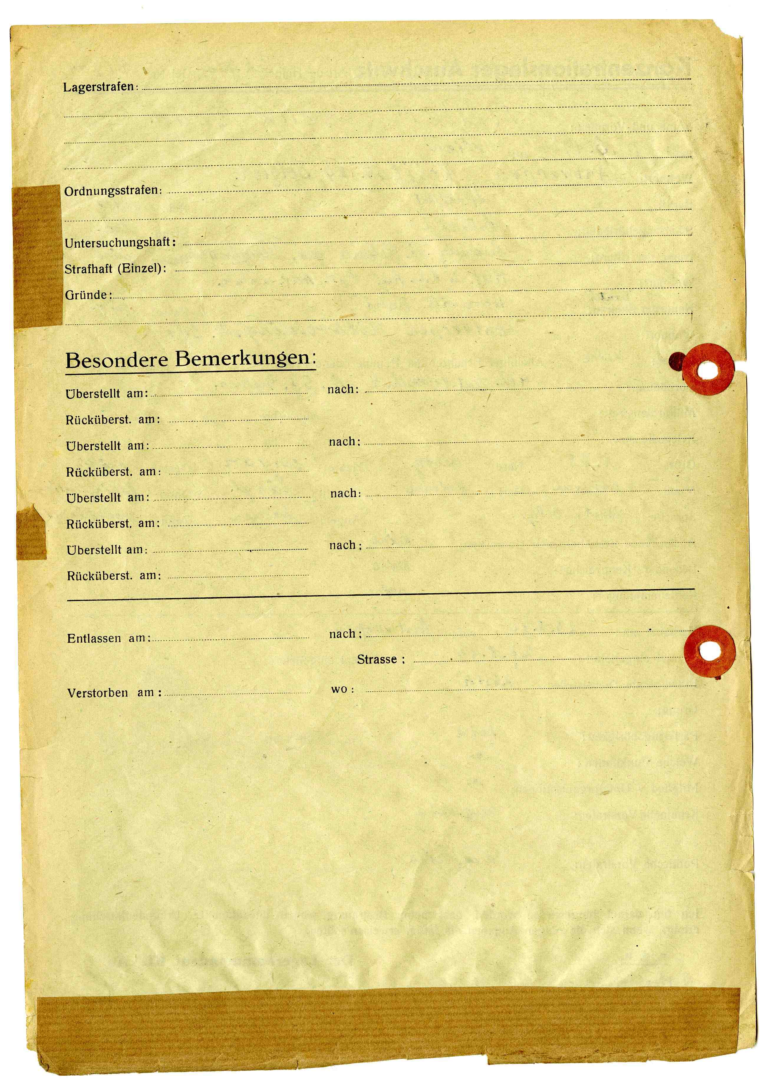 Explore documents of the Arolsen Archives | 112600048 - Prisoner ...