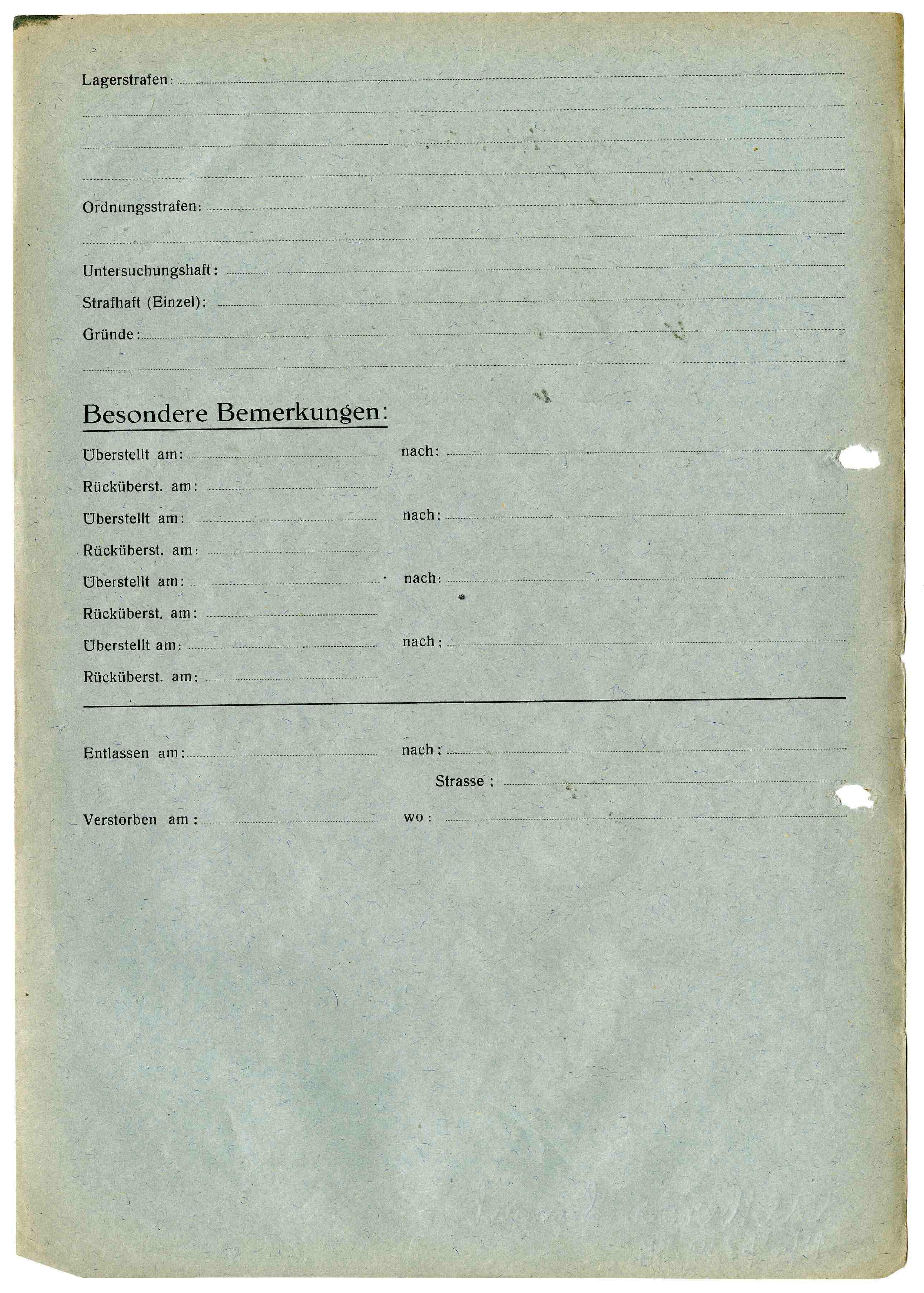 Explore documents of the Arolsen Archives | 112600048 - Prisoner ...
