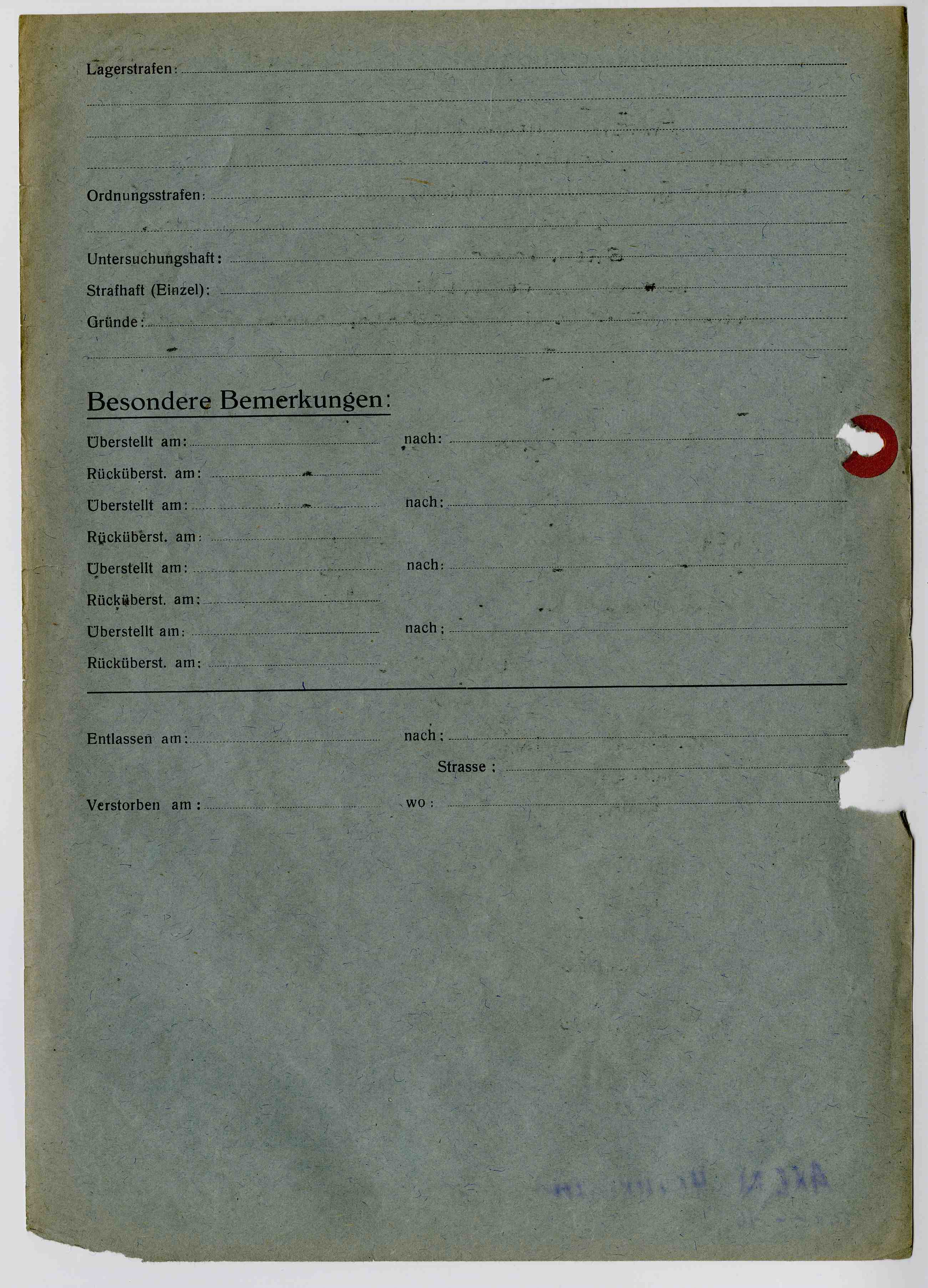 Explore documents of the Arolsen Archives | 112600048 - Prisoner ...