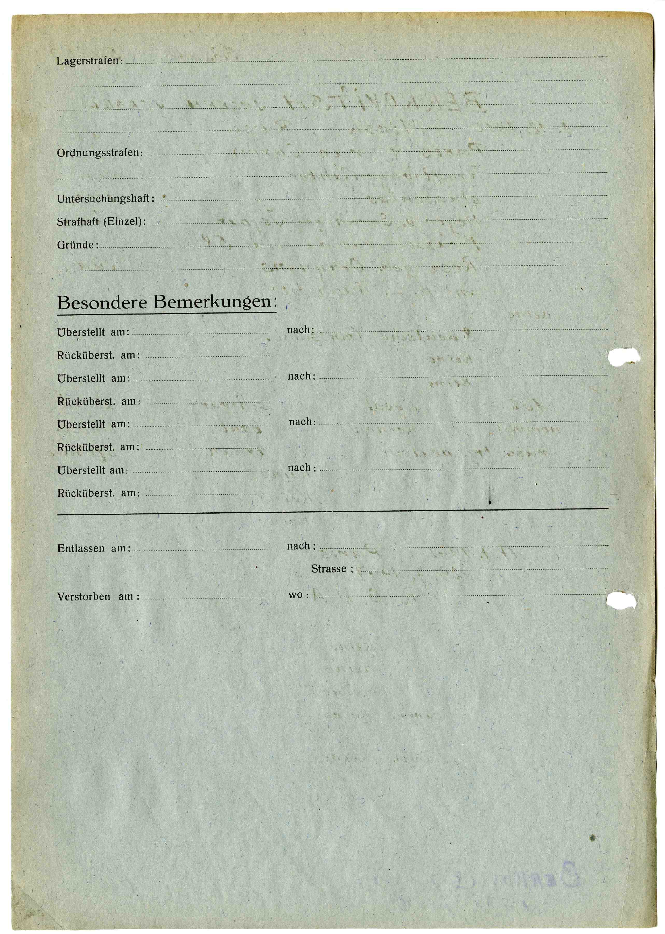 Explore documents of the Arolsen Archives | 112600048 - Prisoner ...