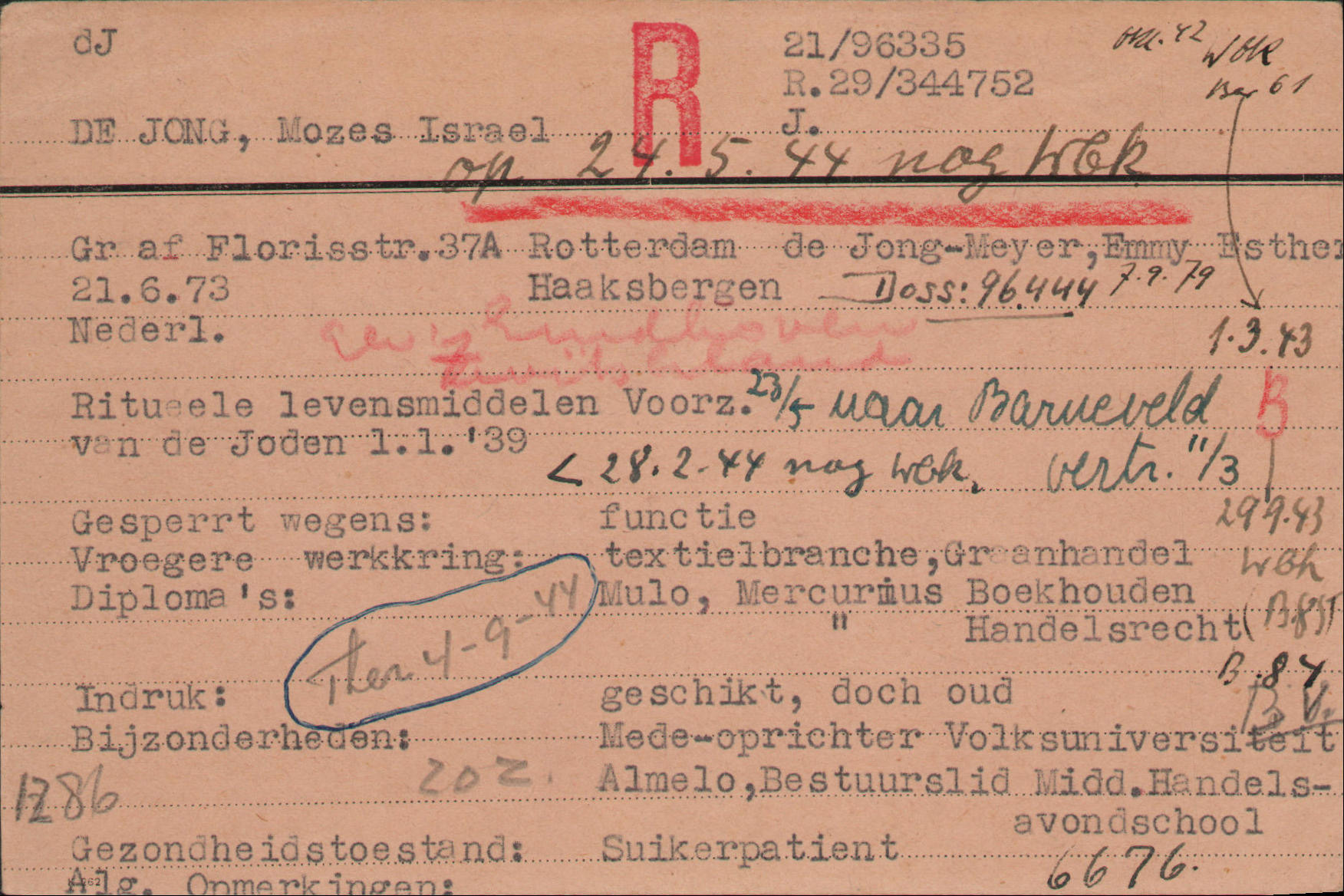 Arolsen Archives - International Center on Nazi Persecution | 01020402 ...